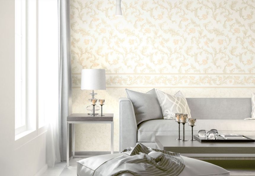 Vinyl wallpaper flower border 00304, Neapolis, Limonta | Over 12,000 ...
